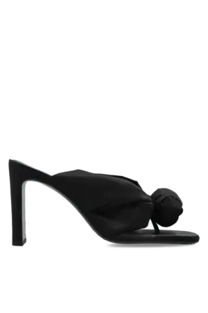 ROTATE BY BIRGER CHRISTENSEN Heeled Mules With Knot Detailing - Black