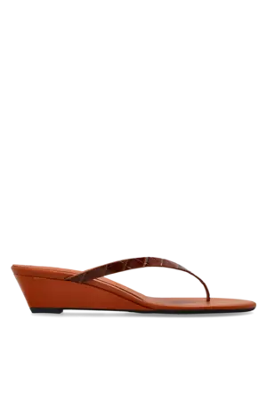 Christopher Esber Wedge Heel Mules `scala - Brown