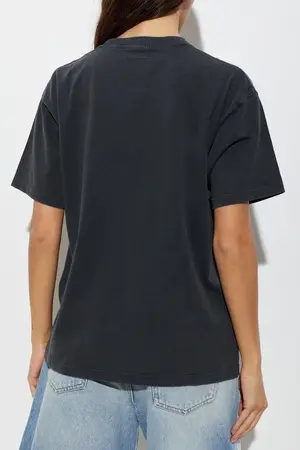 ANINE BING Cade" Cotton Jersey Leopard Graphic T-shirt