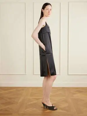 Phoebe Philo Silk-blend Satin Mini Dress