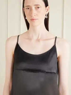 Phoebe Philo Silk-blend Satin Mini Dress