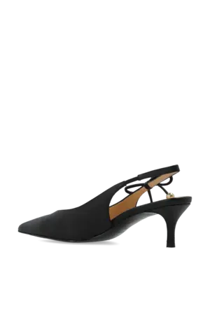 Furla Poppy Leather Slingback Kitten Heel Pumps