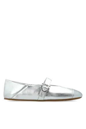FERRAGAMO Ballet Flats "nena - Silver