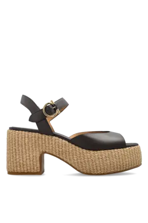 FERRAGAMO Platform Sandal - Brown