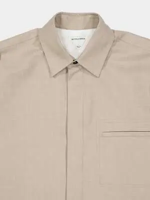 Bottega Veneta Overshirt Wool Cotton Melange
