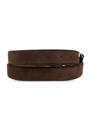Attico Suede Belt With Chain Detail