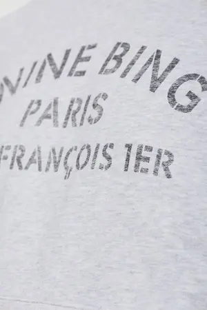 ANINE BING Harvey" Cotton Sweatshirt - Grey