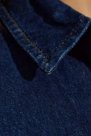 ANINE BING Lincoln" Denim Shirt - Navy Blue