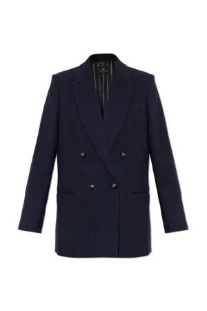 Etro Double-breasted Wool Blazer