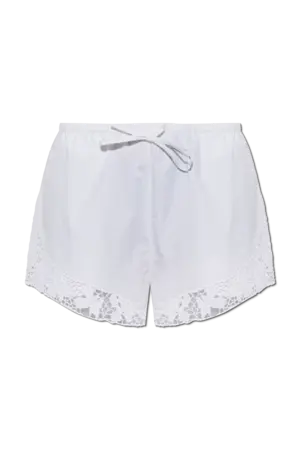 ROTATE BY BIRGER CHRISTENSEN Shorts With Openwork Inserts