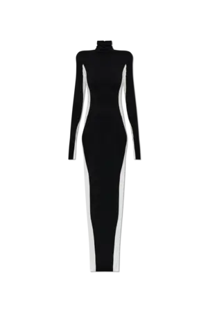Dsquared2 Dress With Sewn-in Shoulder Pads - Black