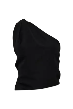 Dsquared2 Wool One-shoulder Top - Black
