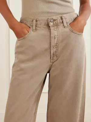 AGOLDE Low Slung Baggy Wide-leg Jeans - Brown
