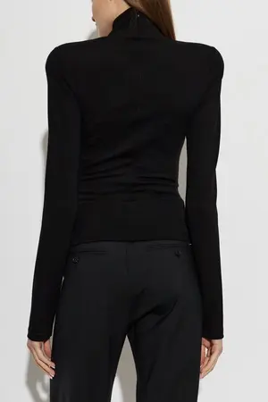 Dsquared2 Turtleneck With Shoulder Pads