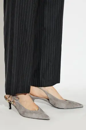 Furla Poppy Suede Slingback Pumps