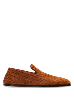 Bottega Veneta Palazzo" Loafers - Brown