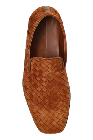Bottega Veneta Suede Palazzo Loafers