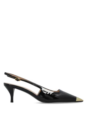 Furla Metal Slingback’ Heeled Shoes - Black
