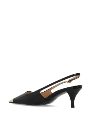 Furla Metal Slingback Kitten Heel Pumps