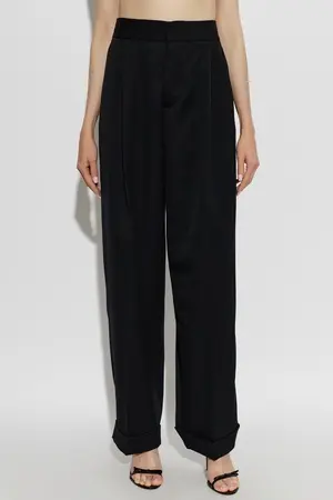 Dsquared2 Wide Leg Trousers With Corset Belt