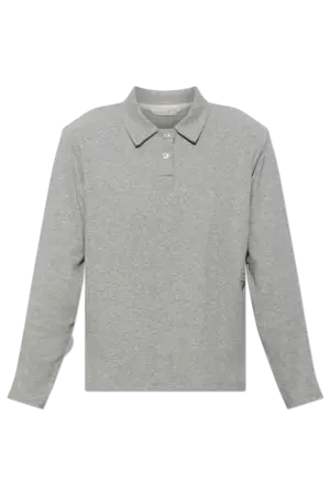 RETHINKIT STUDIOS Polo Shirt With Padded Shoulders - Grey