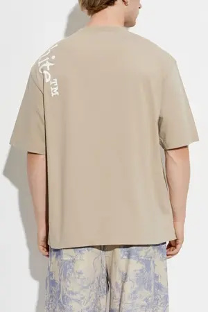 Off-White T-shirt With Printed Logo