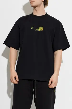 Off-White T-shirt With Printed Logo