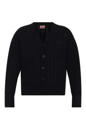 Kenzo Cardigan With A Decorative Knit