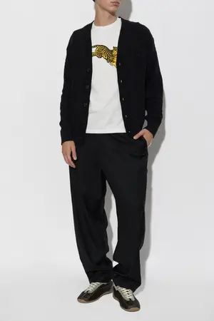 Kenzo Cardigan With A Decorative Knit