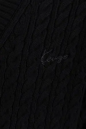 Kenzo Cardigan With A Decorative Knit