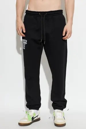 Off-White Sweatpants With Printed Logo