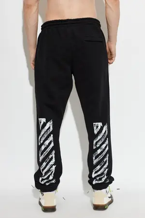 Off-White Sweatpants With Printed Logo
