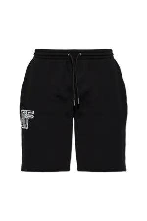 Off-White Sweat Shorts With Printed Logo