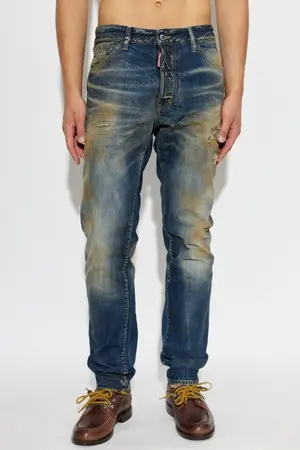 Dsquared2 Teddy’ Jeans With A Vintage Effect