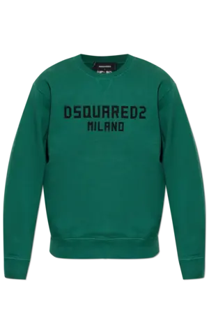 Dsquared2 Sweatshirt With Printed Logo - Green