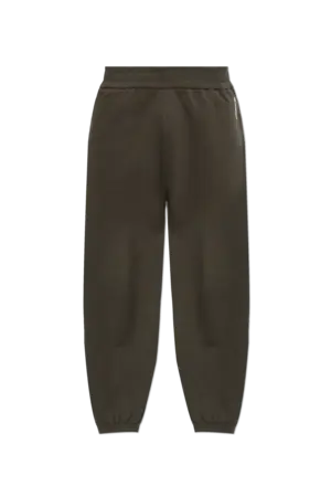 JIL SANDER Sweatpants With Printed Logo - Green