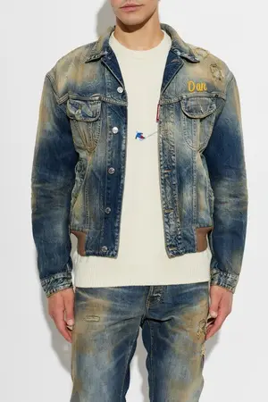 Dsquared2 Denim Jacket With ‘vintage’ Effect