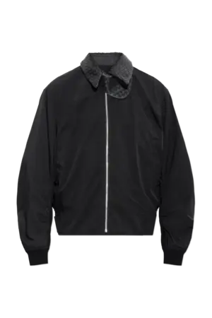 Bottega Veneta Jacket With Leather Collar