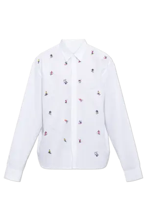 Dsquared2 Shirt With Embroidered Logo - White