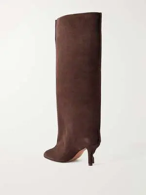 MAISON MARGIELA Suede Knee-high Boots