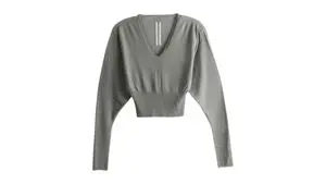 Rick Owens V Cropped Top - Dust