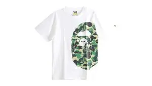 A BATHING APE Abc Camo Side Big Ape Head Tee Shirt