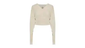 Rick Owens V Cropped Top - Natural
