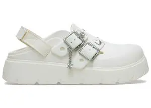 CROCS Loaferette Star Studded Clog - Chalk