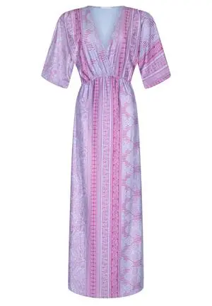 CHIC BY LIRETTE Kimono Dress Lotus Guna - Purple
