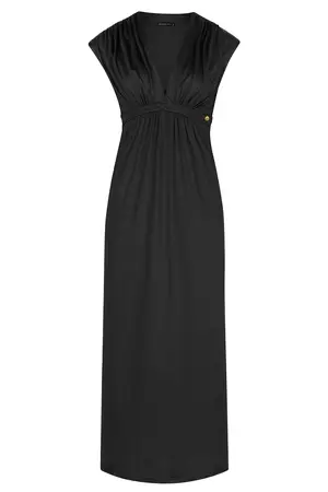 CHIC BY LIRETTE Kimono Dress Natural - Black