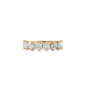 AYA FINE JEWELRY 1.76 Carat Round Lab Grown Diamond Eternity Band In 14k Gold - Yellow
