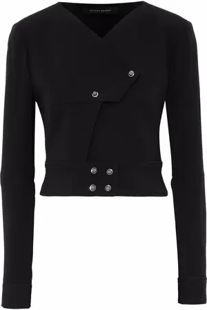 Roland Mouret Studded Cady Top - Black