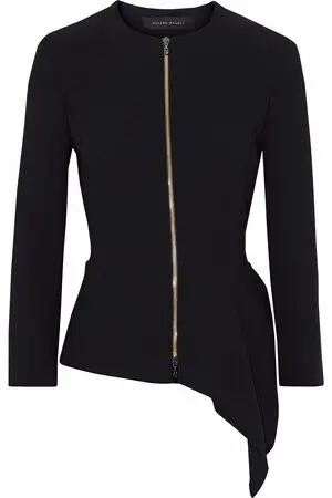 Roland Mouret Wool Peplum Jacket - Black