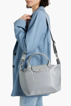 Longchamp Le Pliage Leathertrimmed Shell Tote